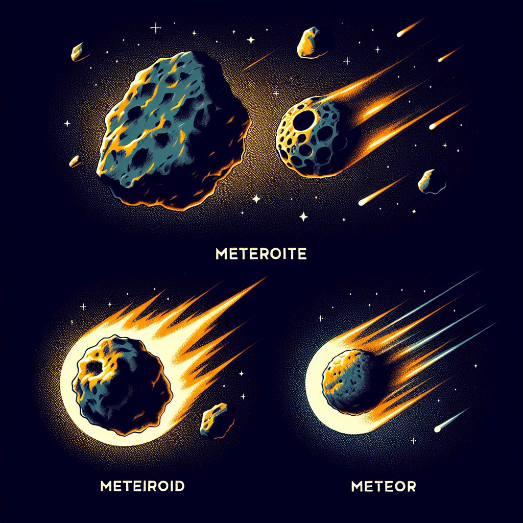 Vad är skillnaden mellan en meteorit, meteoroid och meteor? - STARMATE